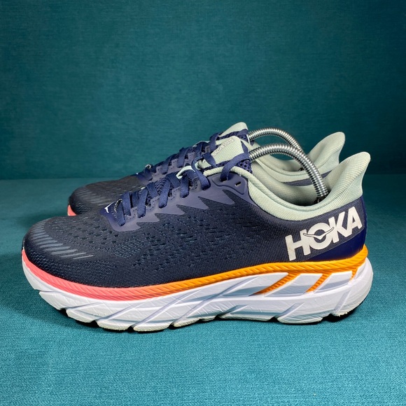 Hoka | Shoes | Size 5 Womens Hoka One Clifton 7 Multicolor Shoes | Poshmark